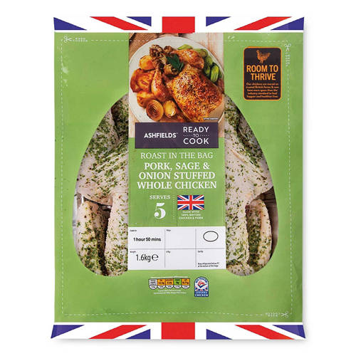 Roast in the Bag Pork, Sage & Onion Stuffed Whole Chicken | ALDI UK